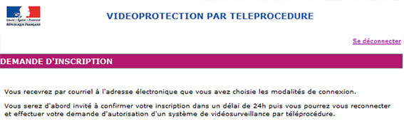 Bien remplir le formulaire Préfectorale Vidéosurveillance